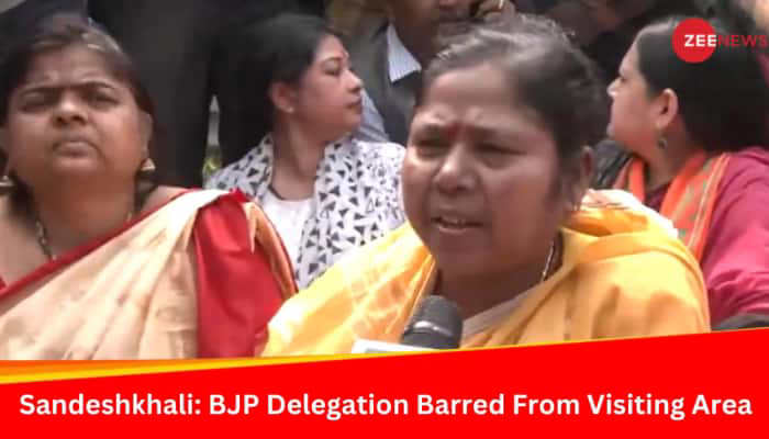 Sandeshkhali Incident Bjp Delegation Barred From Visiting Area Slams