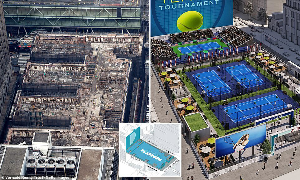 Us Open Tennis Courts In Midtown Manhattan Investors Have A Proposal