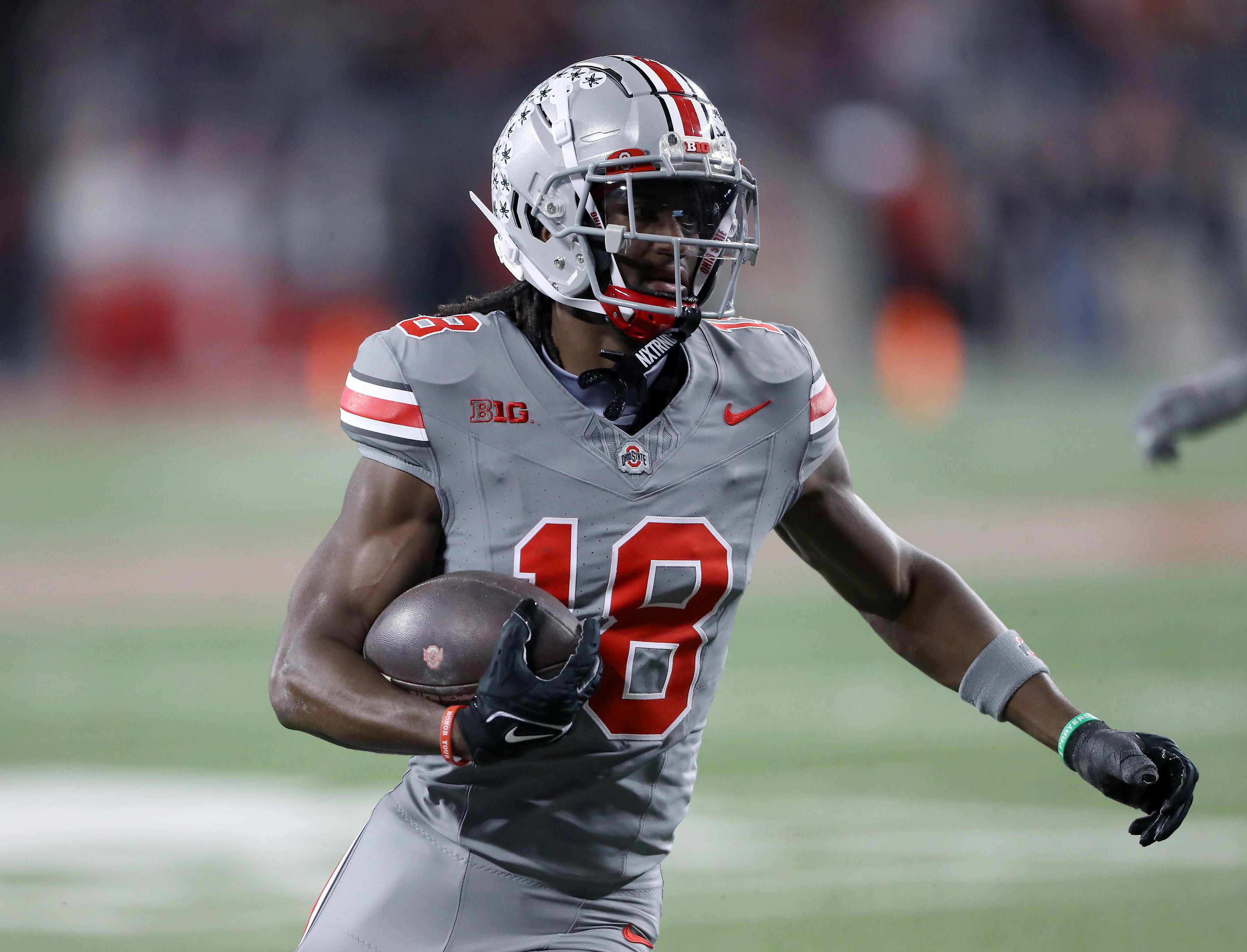 Marvin Harrison Jr Ohio State Star And Nfls Top Receiver Prospect