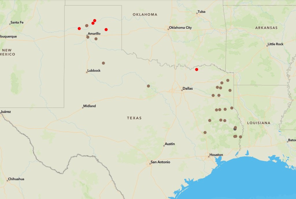 Map Shows Spread Of Texas Wildfires After Nuclear Plant Evacuated