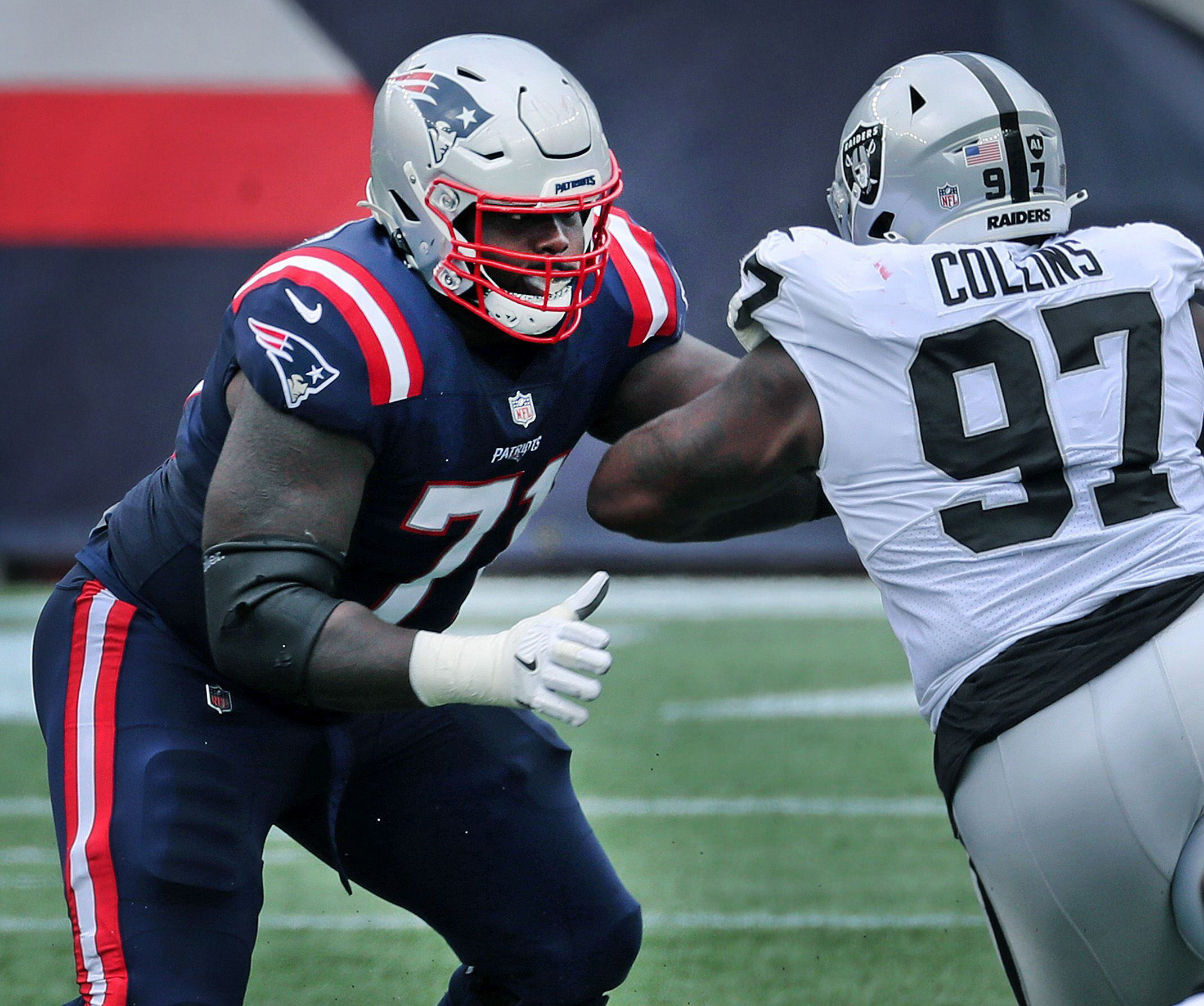 Patriots Bring Offensive Lineman Michael Onwenu Back On Three Year Deal