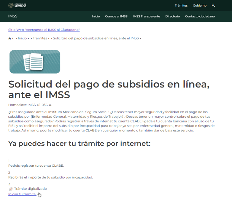 México ¿qué Debo Hacer Para Cobrar Una Incapacidad Del Imss Vía Online