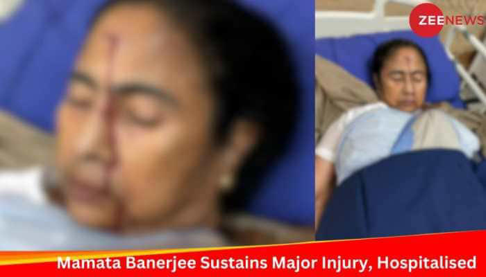 West Bengal Cm Mamata Banerjee Sustains Major Injury Receives