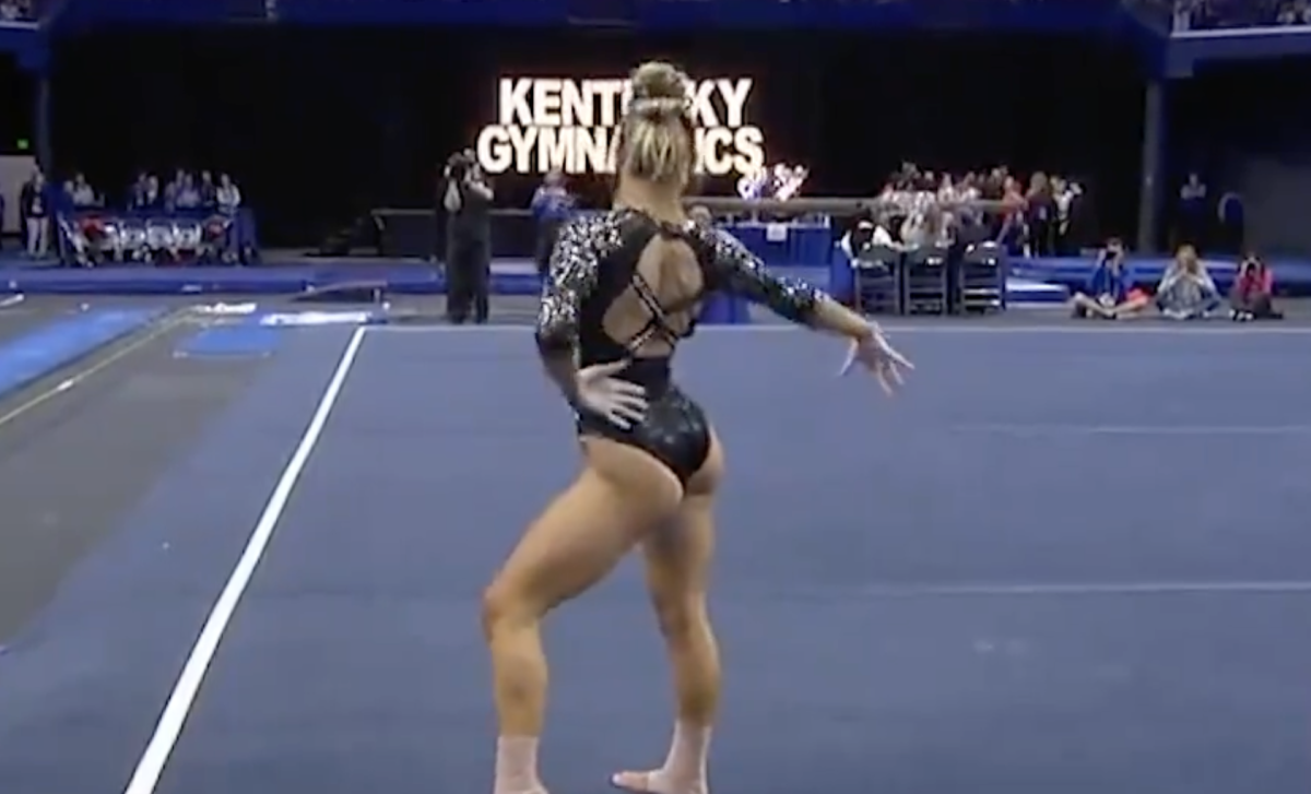 Video Kentucky Gymnast Goes Viral For Perfect 10 Routine