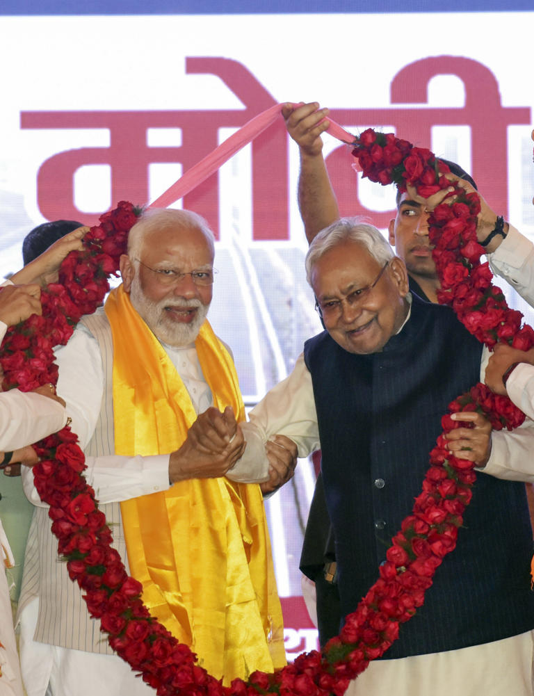 I Will Remain With Nda Forever Bihar Cm Nitish Kumar Assures Pm