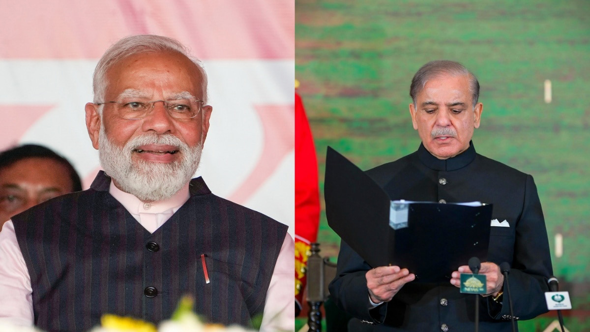 Pm Modi Congratulates Shehbaz Sharif On Taking Oath As Pakistans Prime