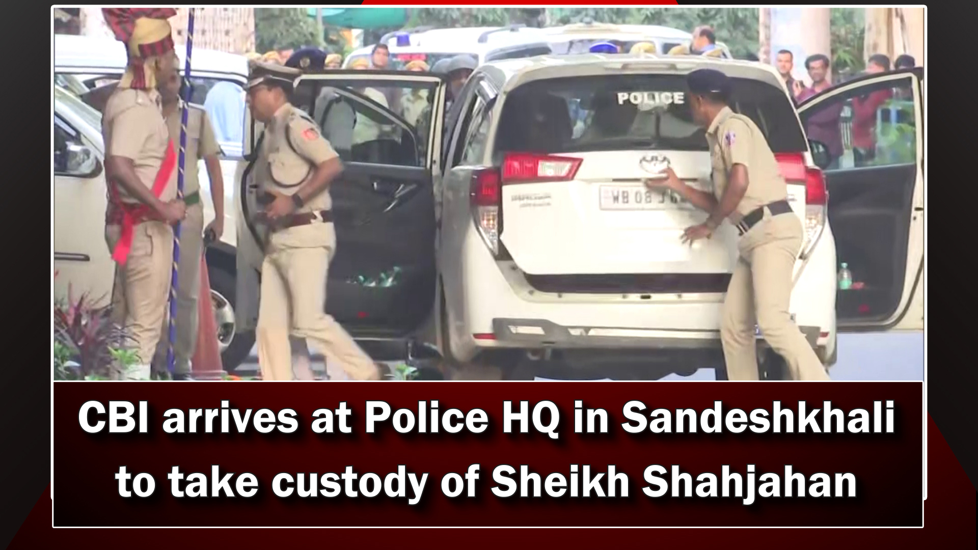 Cbi Arrives At Police Hq In Sandeshkhali To Take Custody Of Sheikh