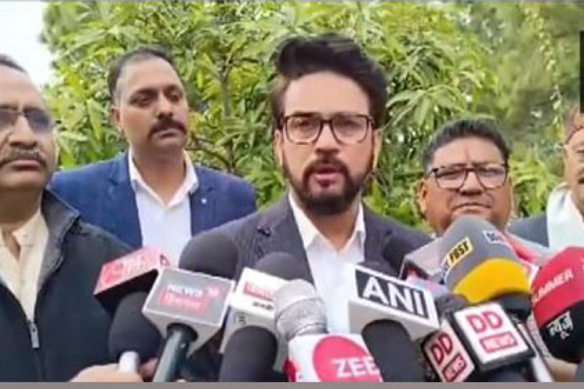 Divisive Politics On Rise Before Elections Anurag Thakur Slams