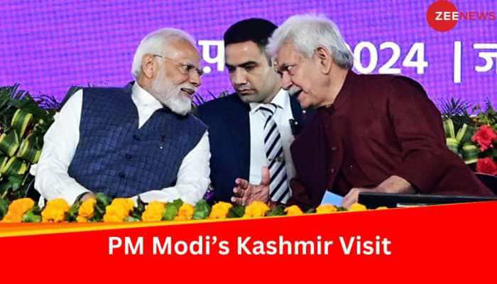 In His 1st Visit To Kashmir Since Abrogation Of Article 370 Pm Modi To