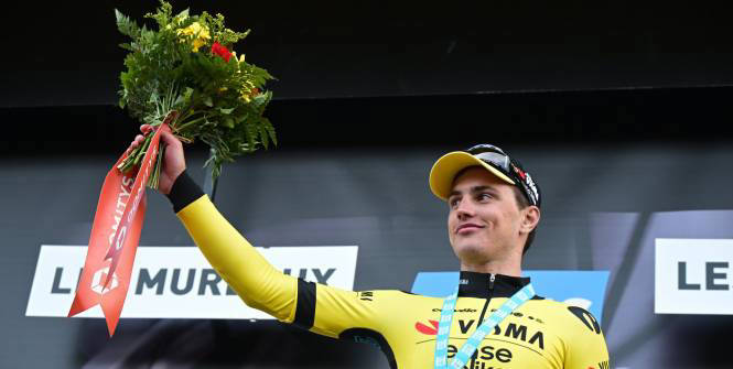 Olav Kooij Simpose à Nouveau Lors Du Sprint De La 5e étape De Paris Nice