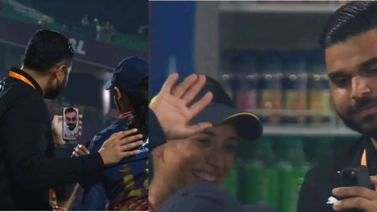 Watch Smriti Mandhana Recieves Special Video Call From Virat Kohli