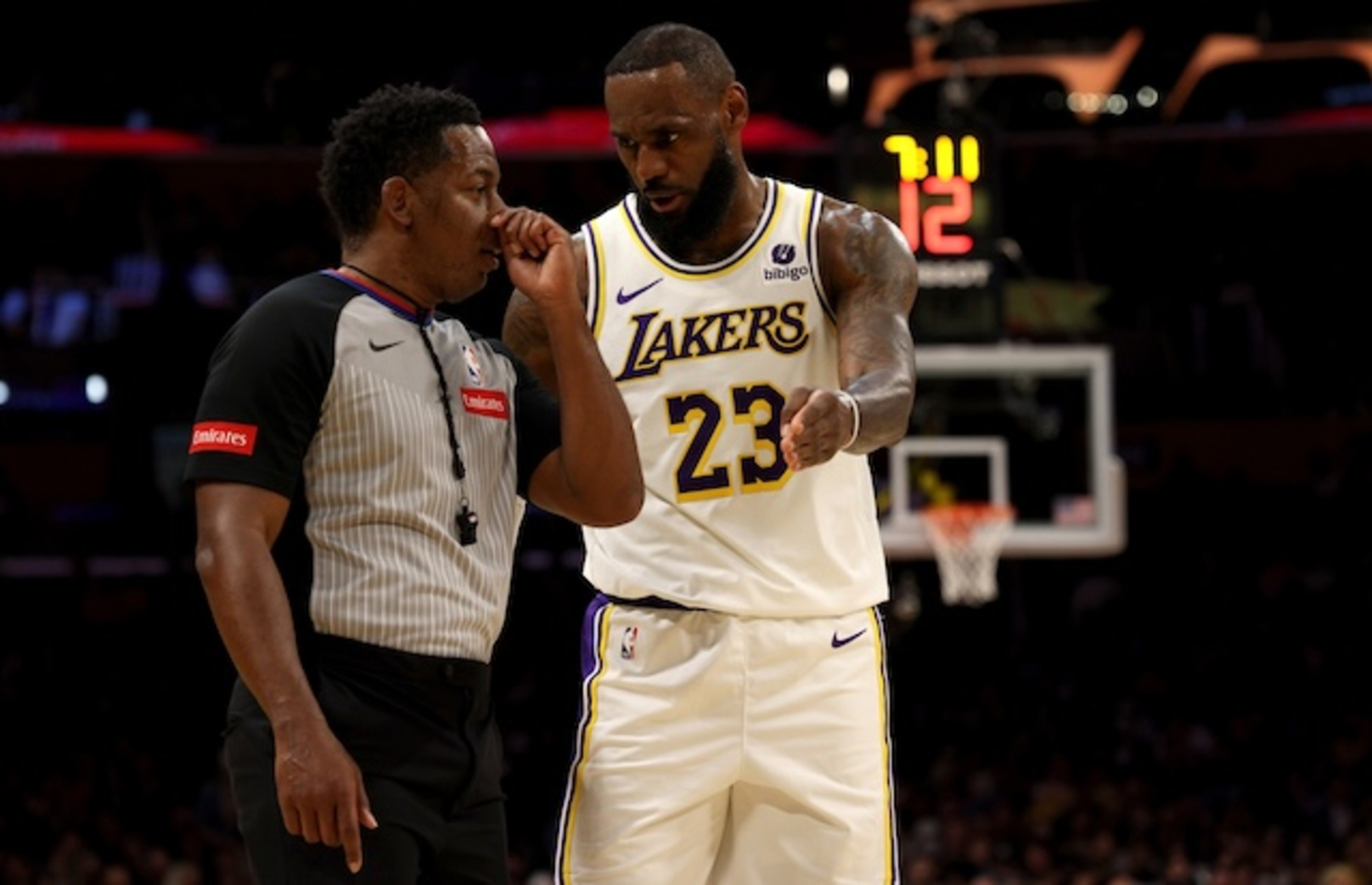 Referees Comment On Lebron James 3 Pointer Being Taken Off Board