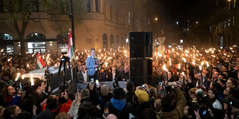 Unveiling A Corrupt Government Thousands Of Hungarians Protest