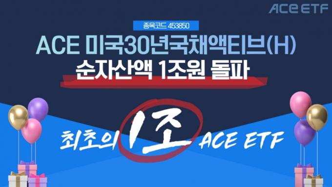 Ace 미국30년국채 Etf 인기 지속한투운용 첫 1조원 돌파