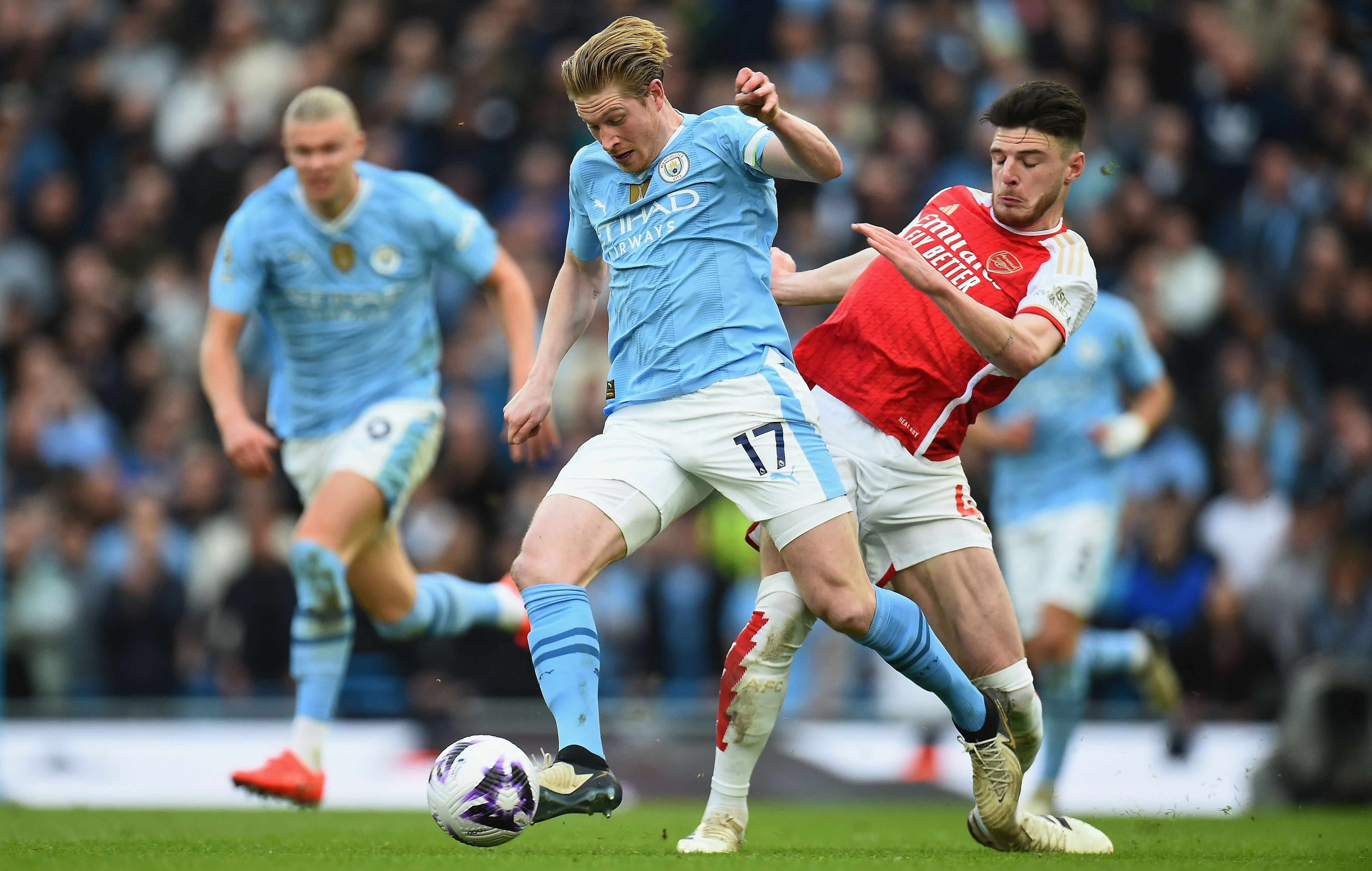 Premier League Title Race Liverpool Arsenal And Man City Battle To Go