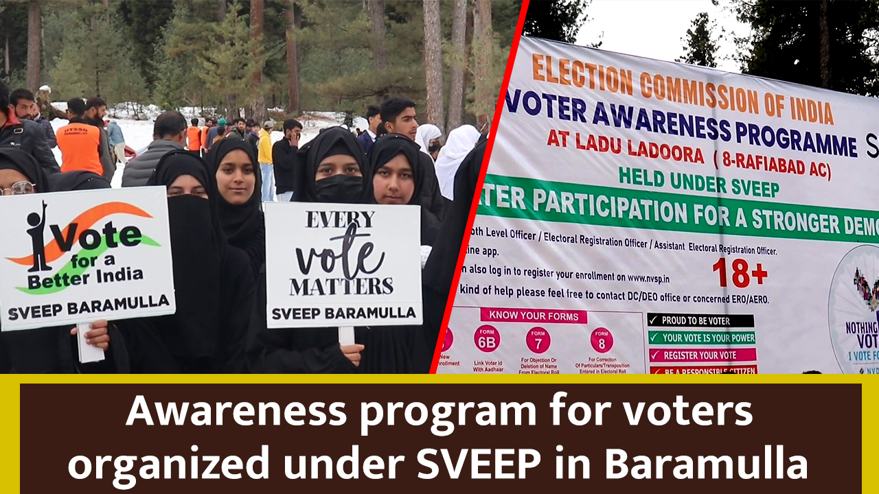 Awareness Program For Voters Organized Under Sveep In Baramulla