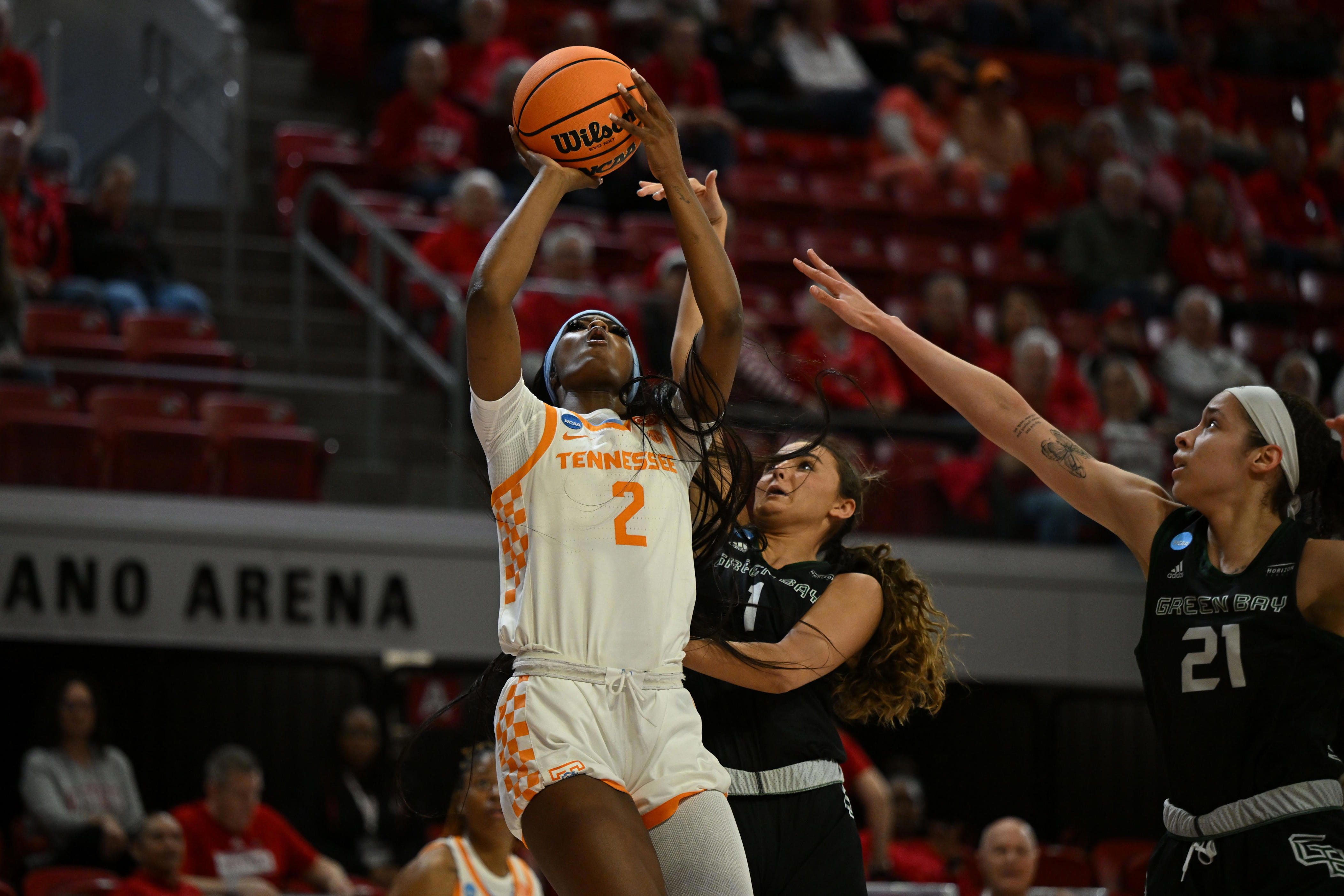 Tennessee Lady Vols Basketball Vs Green Bay Score Highlights Rickea