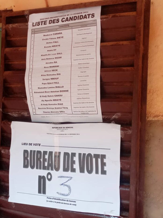 47 De Taux De Participation à Lélection Présidentielle Sénégalaise