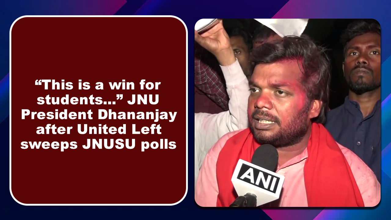 “this Is A Win For Students” Jnu President Dhananjay After United