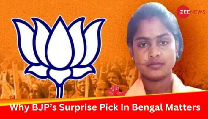 Rekha Patra Bjps Surprise Face In Bengal Is Also Symbol Of Partys