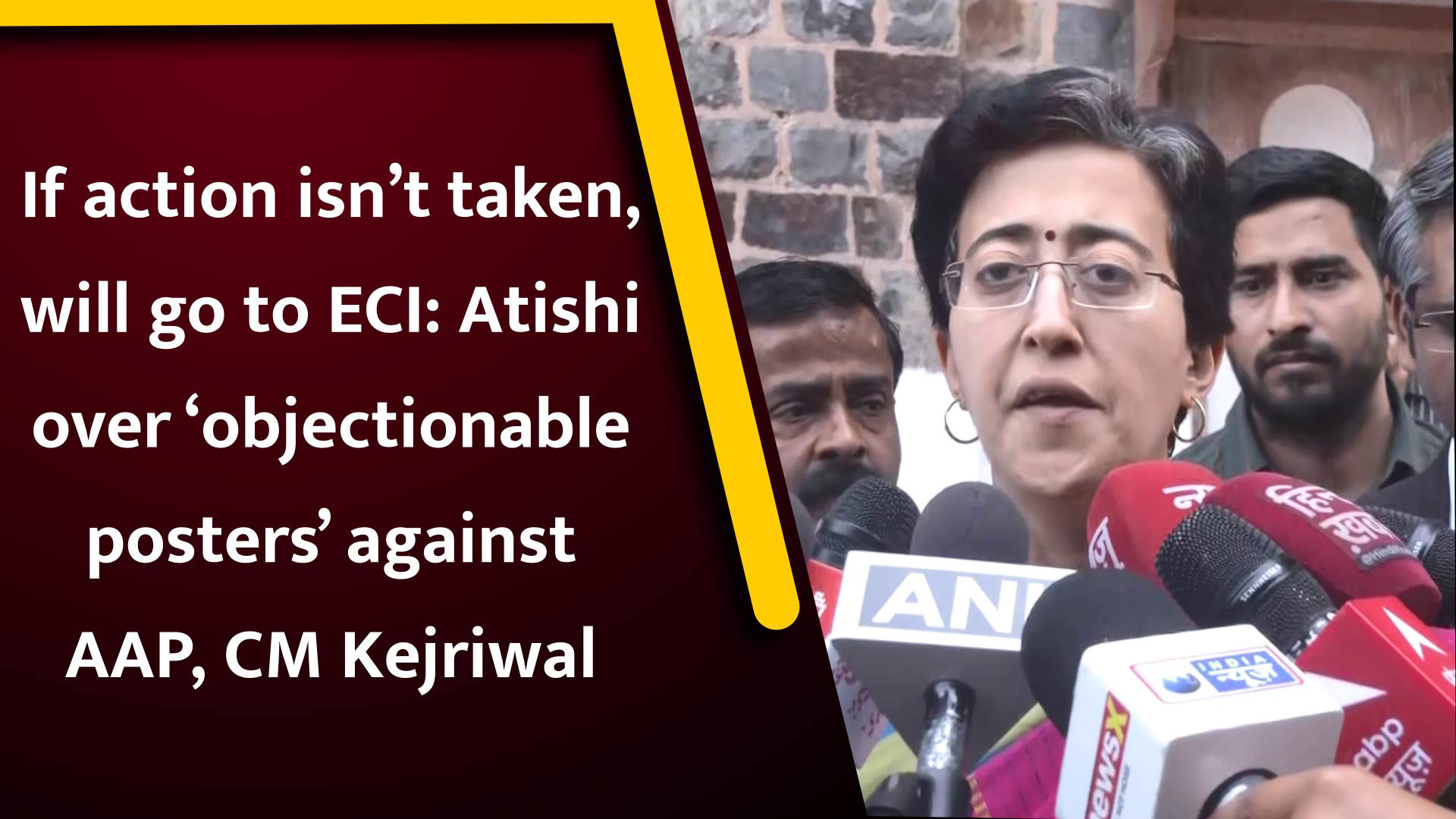 If Action Isnt Taken Will Go To Eci Atishi Over ‘objectionable