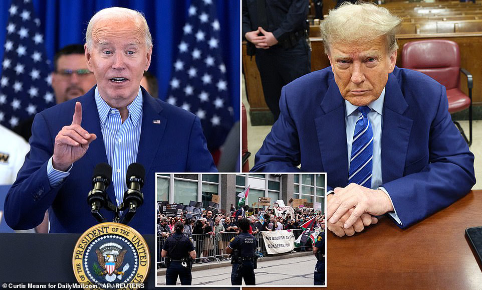 Biden Takes His First Swipe At Trump For Manhattan Criminal Trial