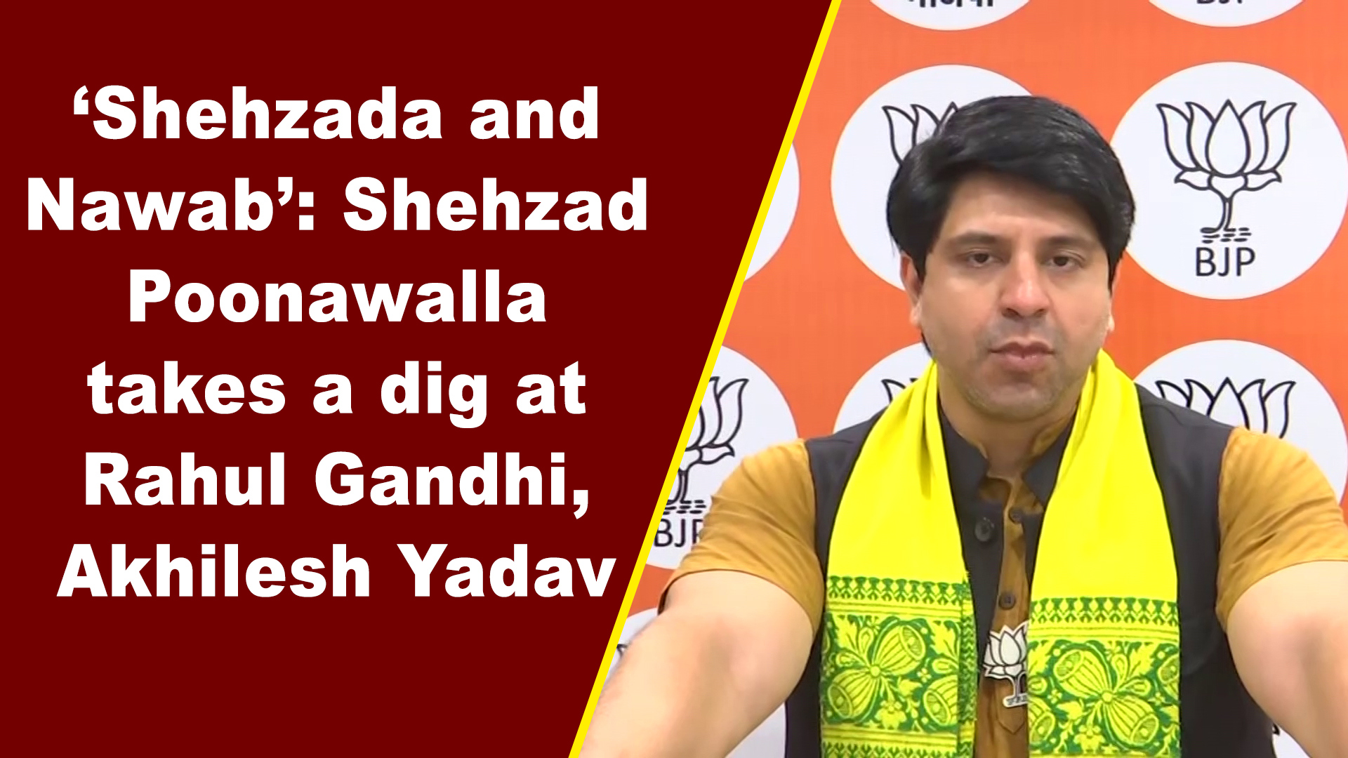 ‘shehzada And Nawab Shehzad Poonawalla Takes A Dig At Rahul Gandhi