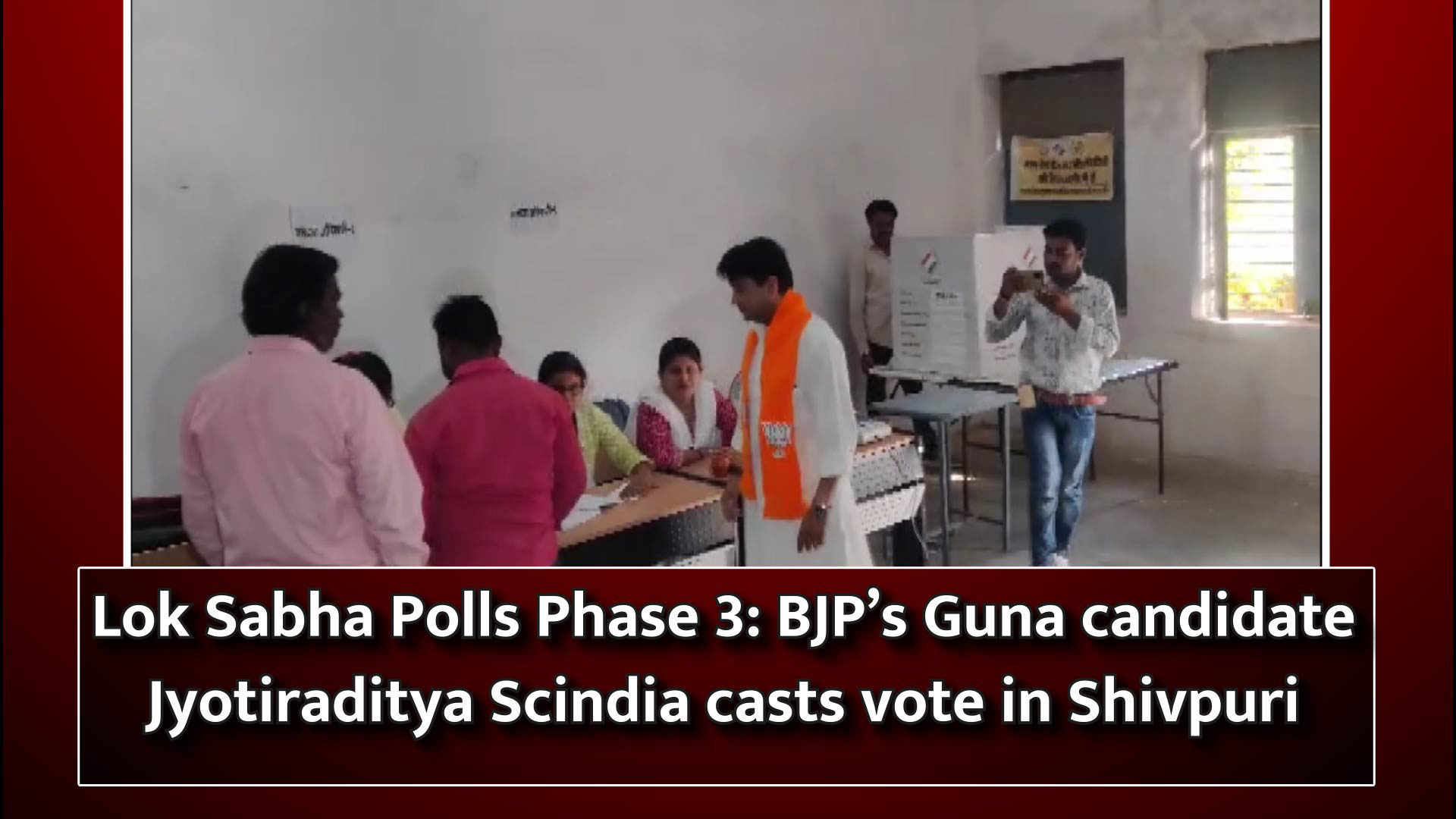 Lok Sabha Polls Phase 3 Bjps Guna Candidate Jyotiraditya Scindia