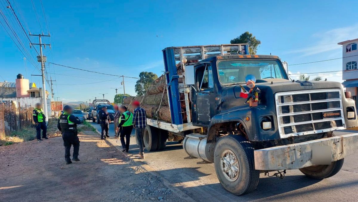 Detienen A Presuntos Talamontes En San José Del Rincón Edomex