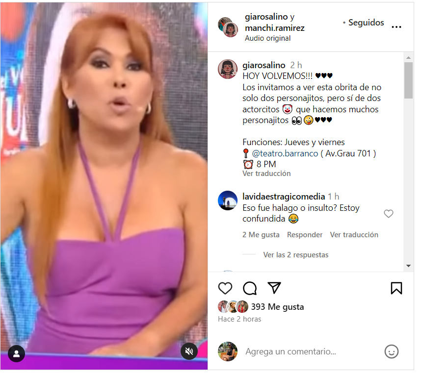 Gia Rosalino Nueva Pareja De Aldo Miyashiro Utiliza Burlas De Magaly