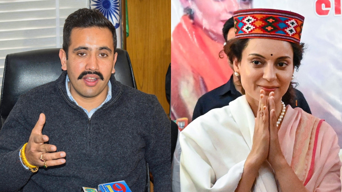 Vikramaditya Singh Vs Kangana Ranaut On Mandi Ls Seat Himachal Cong