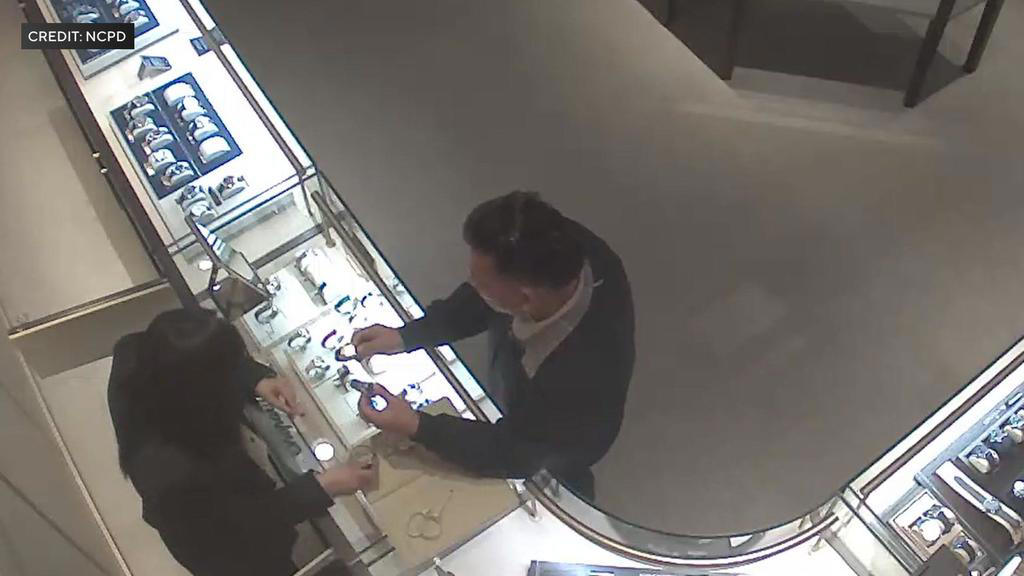 Video Shows Accused International Jewelry Thief Swiping 17000 Watch