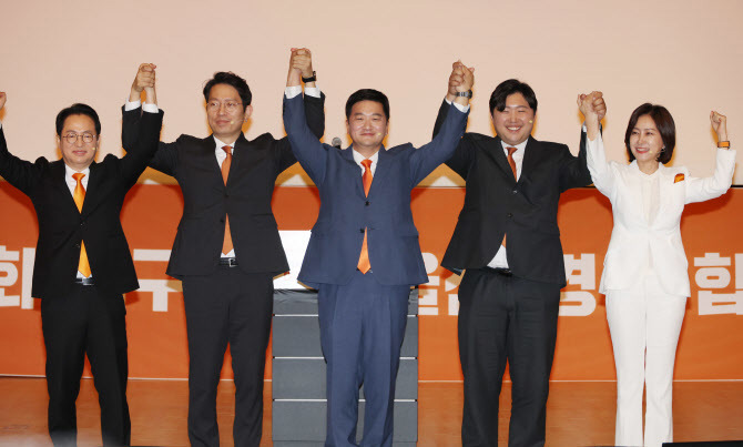 개혁신당 부산·대구 연설회서 이기인 1위허은아와 양강구도