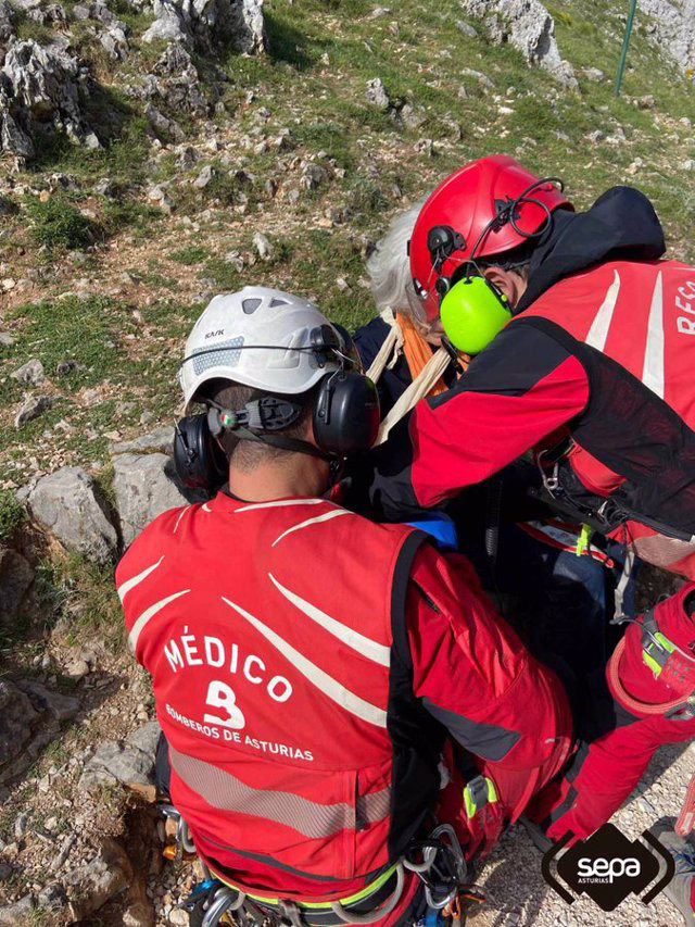 Evacuada En Helicóptero Una Mujer Inglesa Que Se Rompió La Muñeca En La