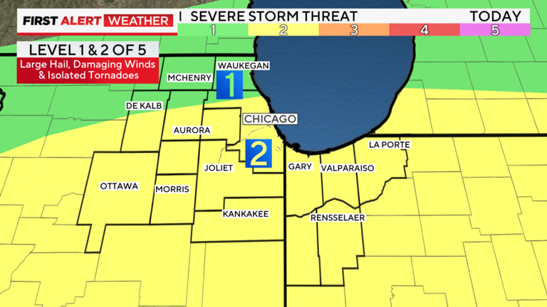 2 Rounds Of Showers Thunderstorms To Move Through Chicago Area