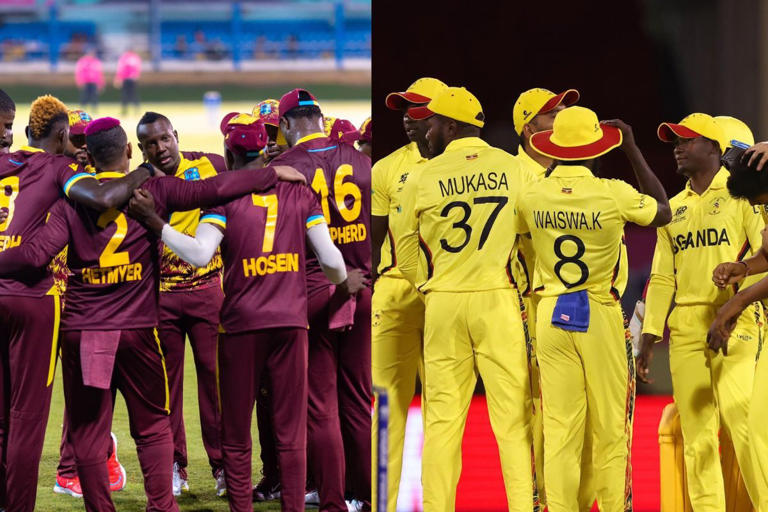 Wi Vs Uga Live Score T20 World Cup Hosts West Indies Take On Upbeat