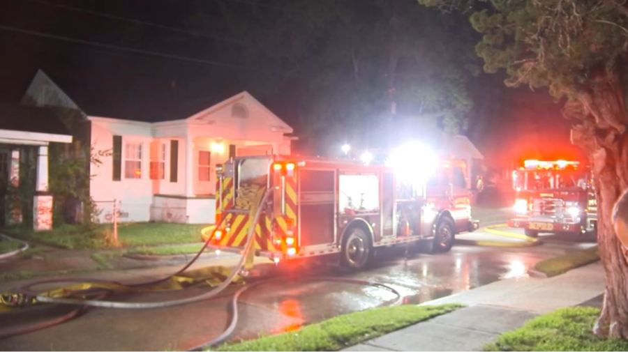 Mobile Fire Rescue Investigating After House Fire Causes Significant Damage