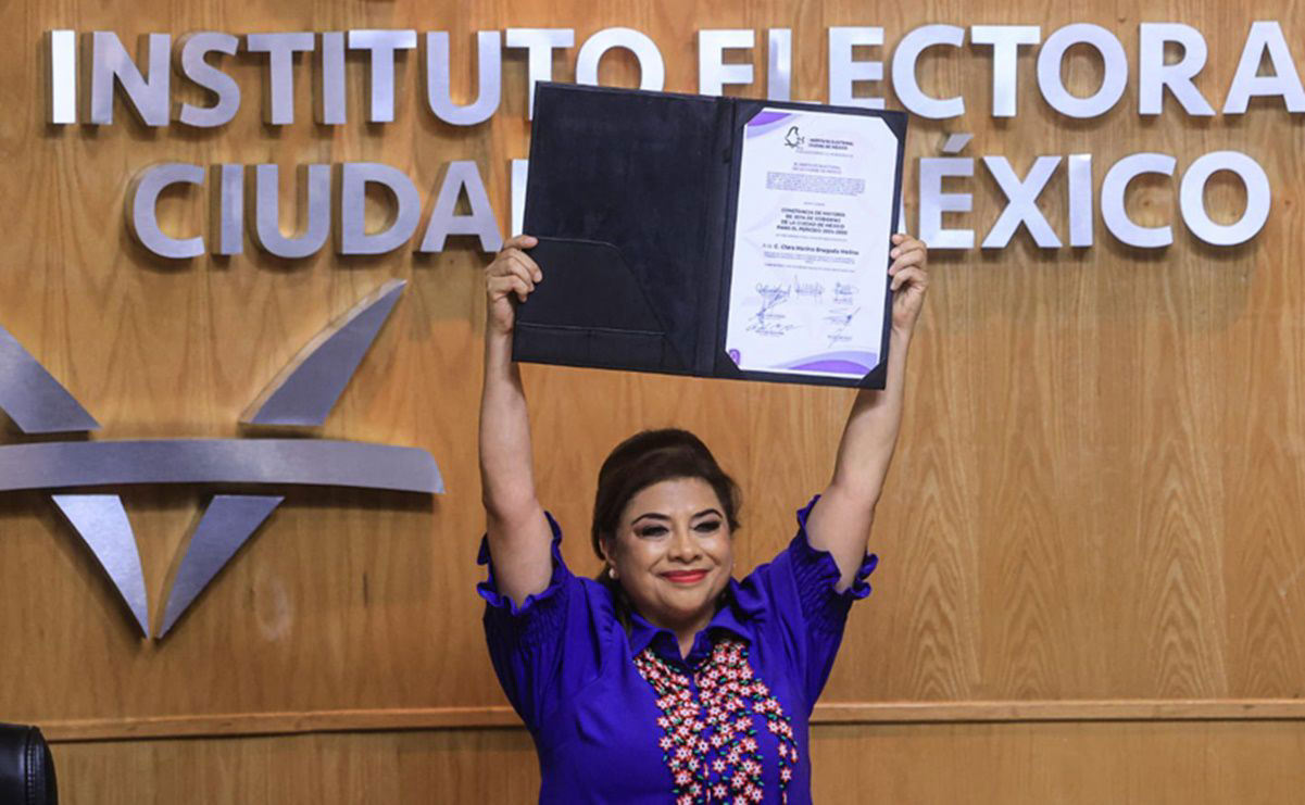 Clara Brugada Recibe Constancia De Mayoría Como Candidata Ganadora En