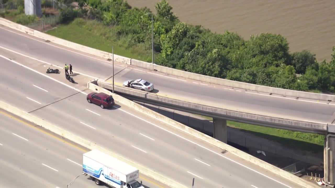 Motorcyclist Dead After Being Ejected Falling 30 Feet Off I 64