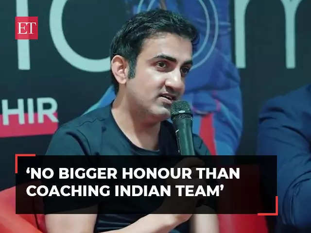 No Bigger Honour Than Coaching Indian Team Gautam Gambhir Breaks