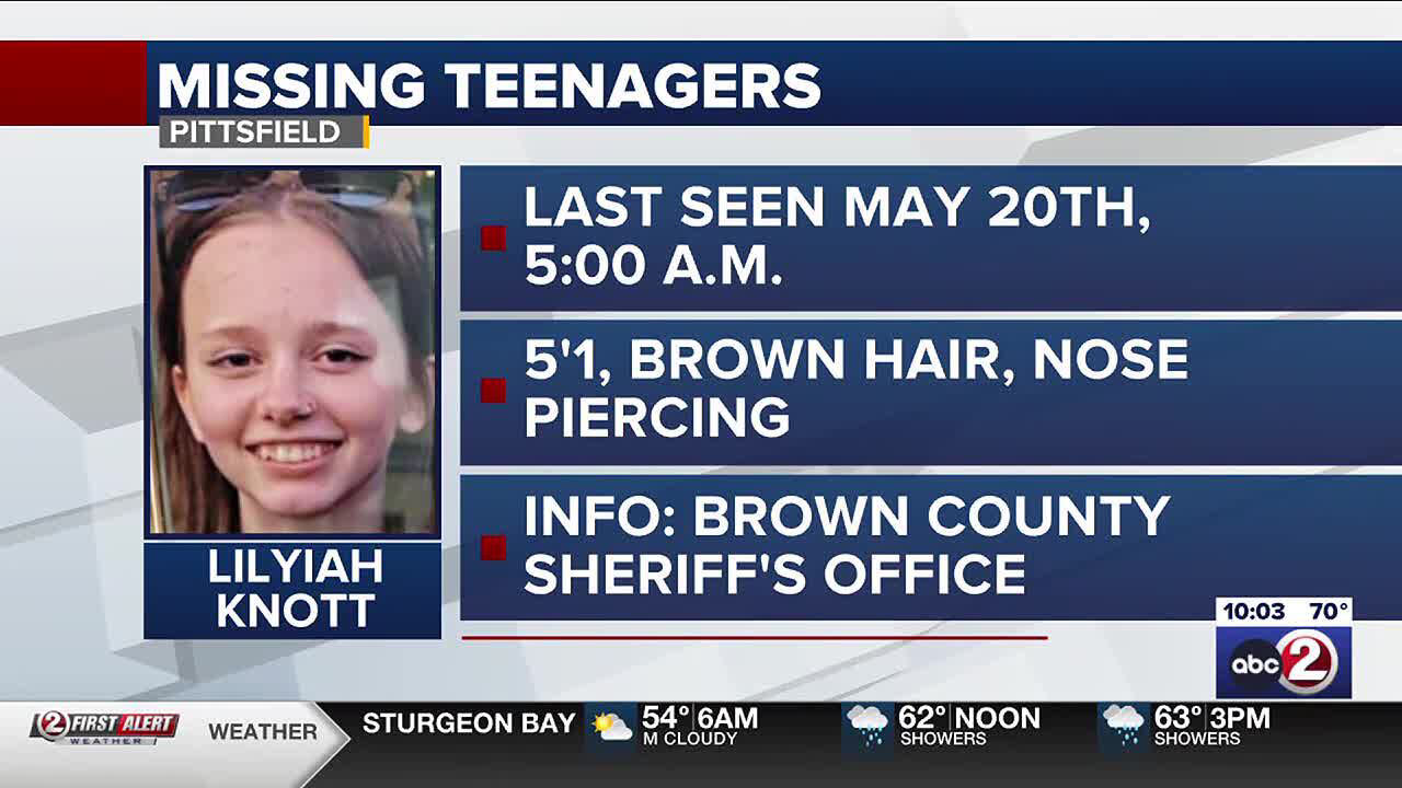 Update Brown County Sheriffs Office Still Searching For Missing 17