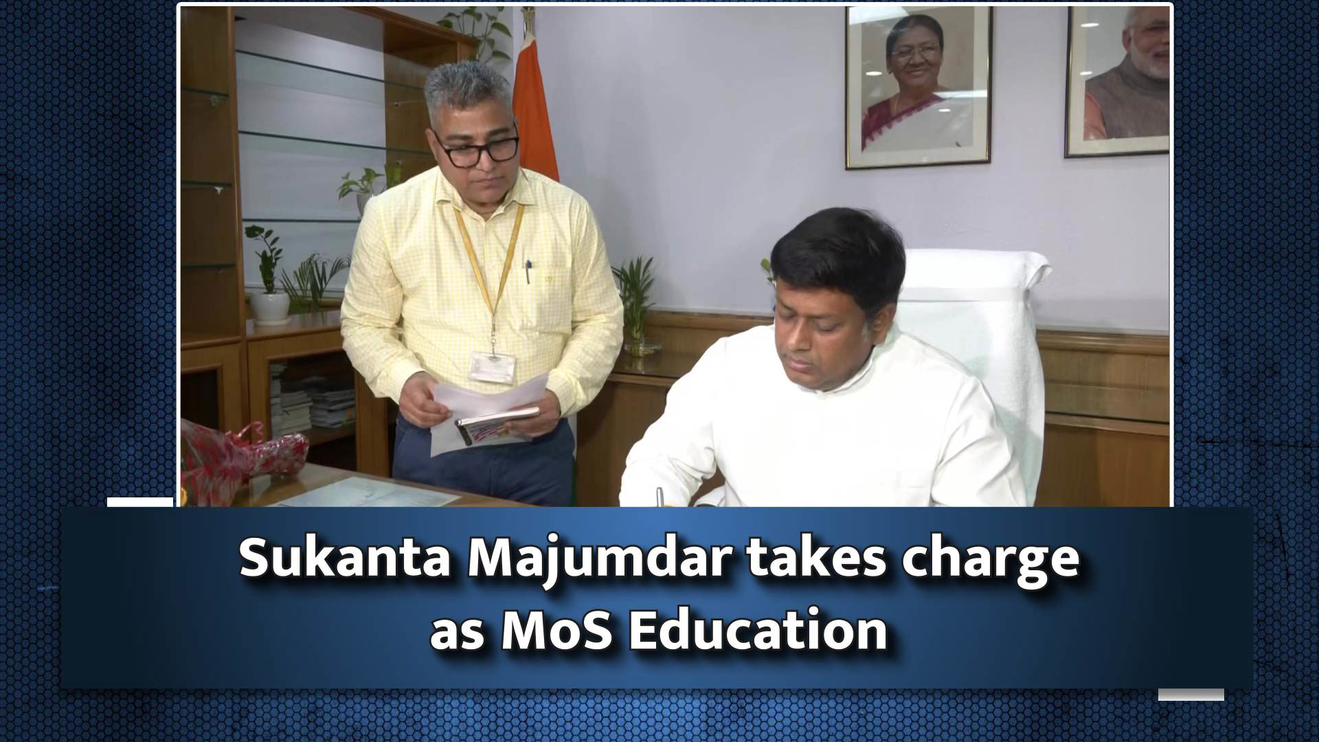 Sukanta Majumdar Takes Charge As Mos Education