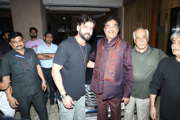 Shatrughan Sinha Poses With Zaheer Iqbal Ahead Of Daughter Sonakshis