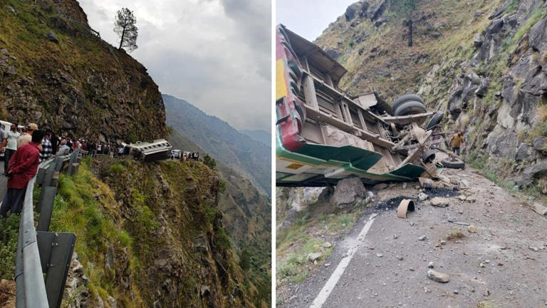 Himachal Pradesh Accident 4 Dead After Bus Falls Into Gorge In Shimla