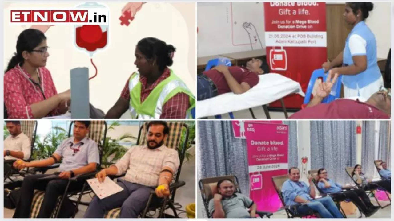 Adani Foundation Organises Blood Donation Drive On Gautam Adanis 62nd