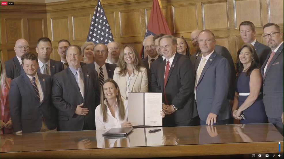 Governor Sanders Signs Bills Cutting Taxes Funding Agfc