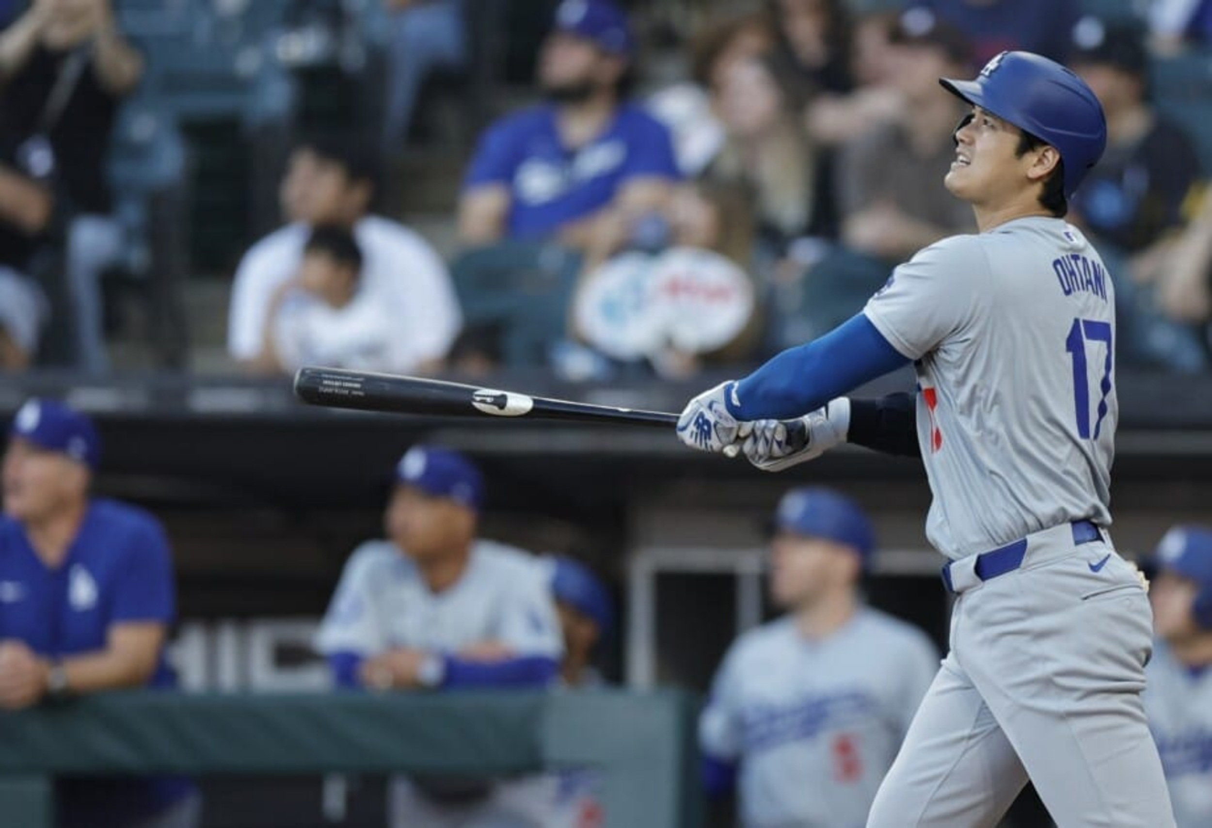 Shohei Ohtani Swinging ‘at The Right Strikes