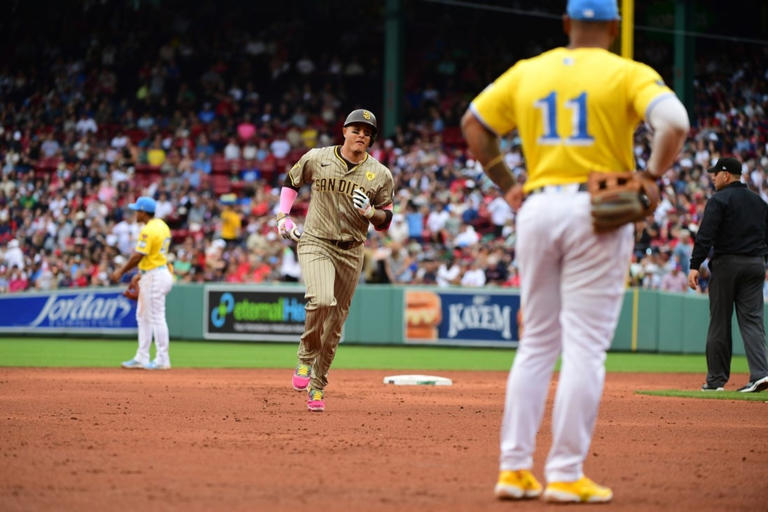 Mlb Roundup Manny Machado Homers Twice As Padres Rip Red Sox