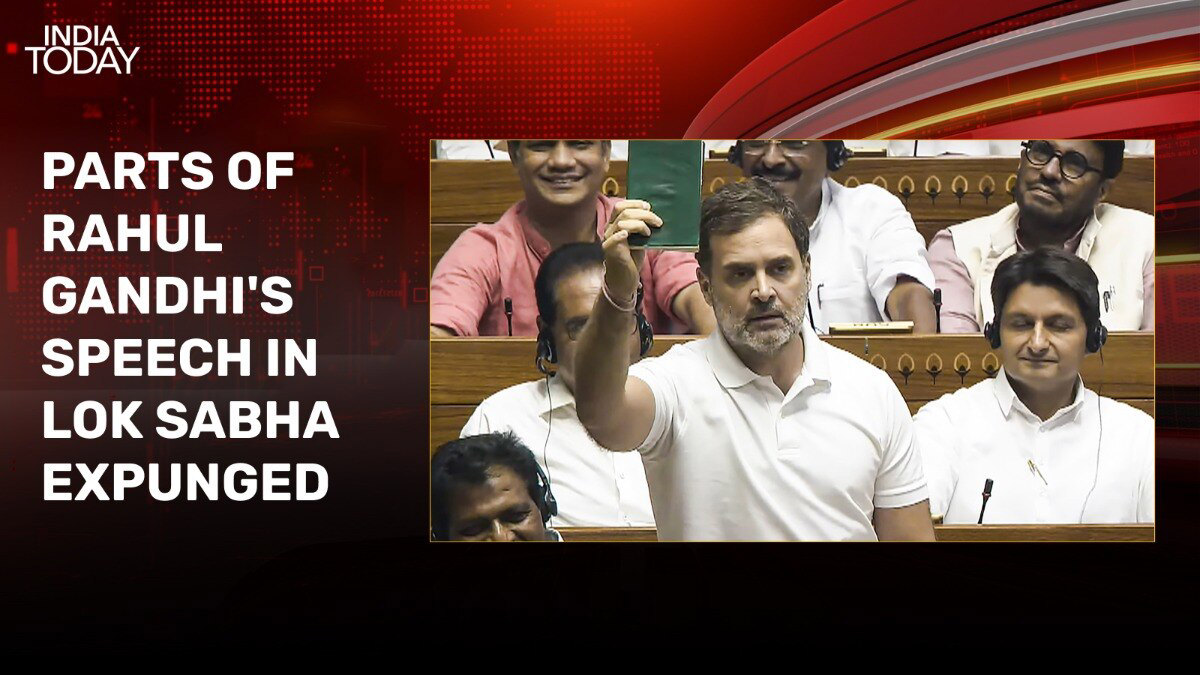 Several Parts Of Congress Mp Rahul Gandhis Speech In Lok Sabha Expunged