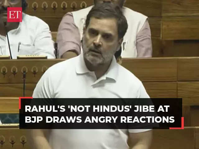 Rahul Gandhis Maiden Speech In Ls He Cant Insult Hindus Says